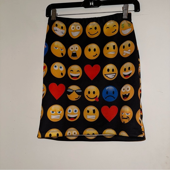 Coco Love | Skirts | Emoji Skirt | Poshmark